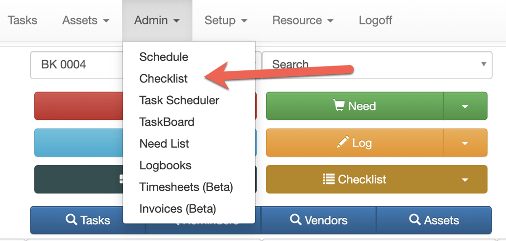 Creating a Checklist
