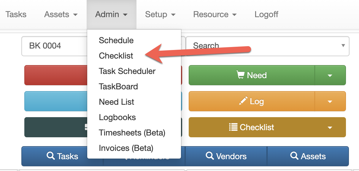 Creating a Checklist