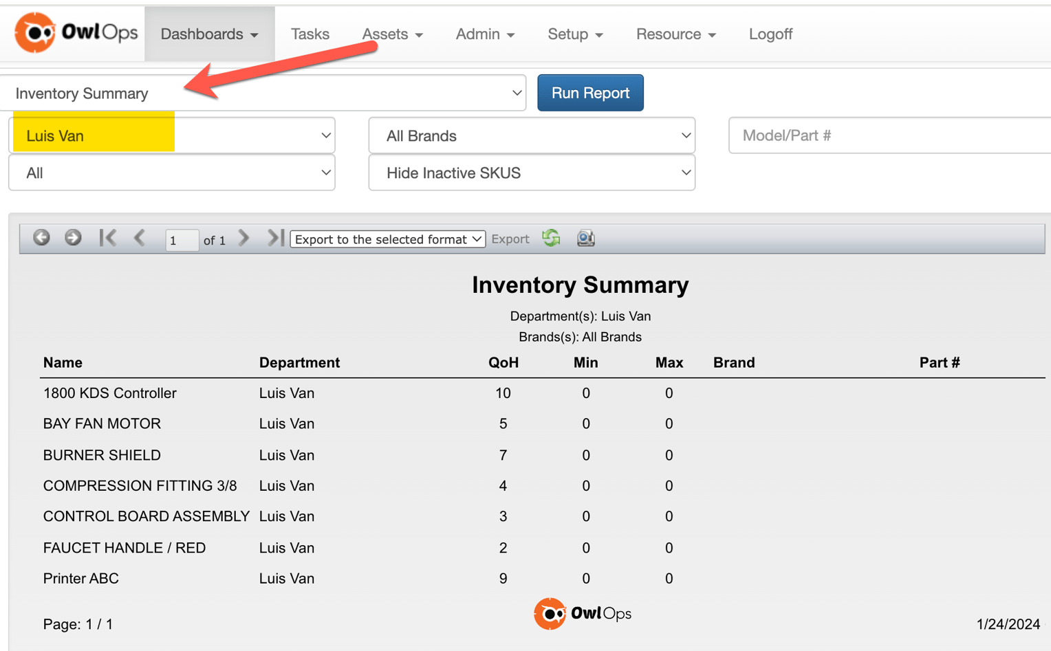 Updating Inventory Quantities and Costs