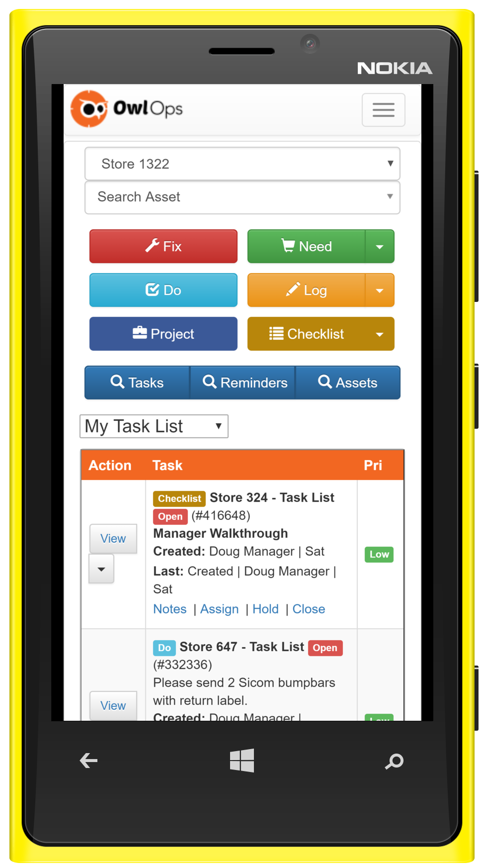 Tim Hortons Equipment Library | Owl Ops